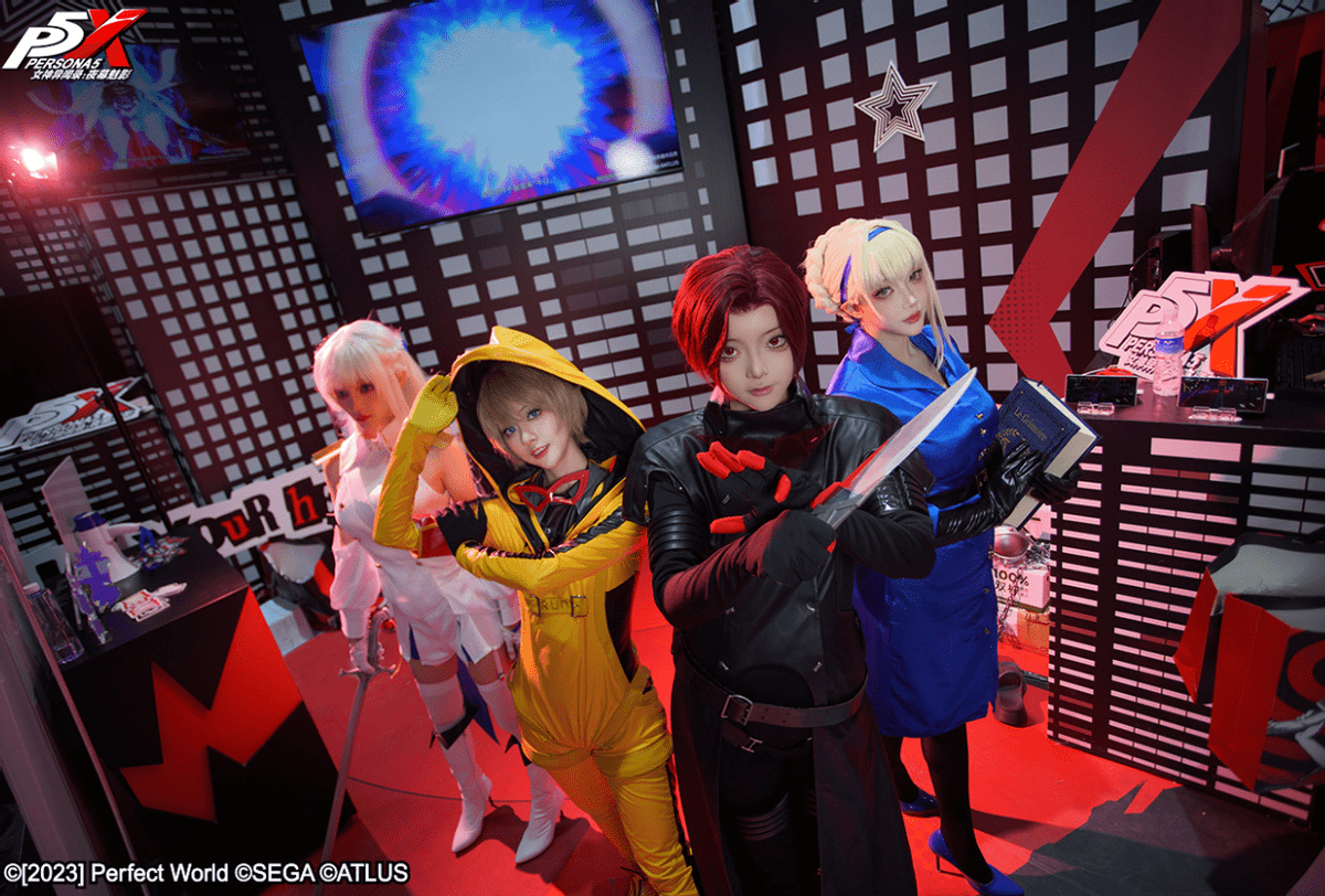 CJ现场展台被搬空，连装饰都没放过，P5X是真的出圈了！_游戏_玩家_官方