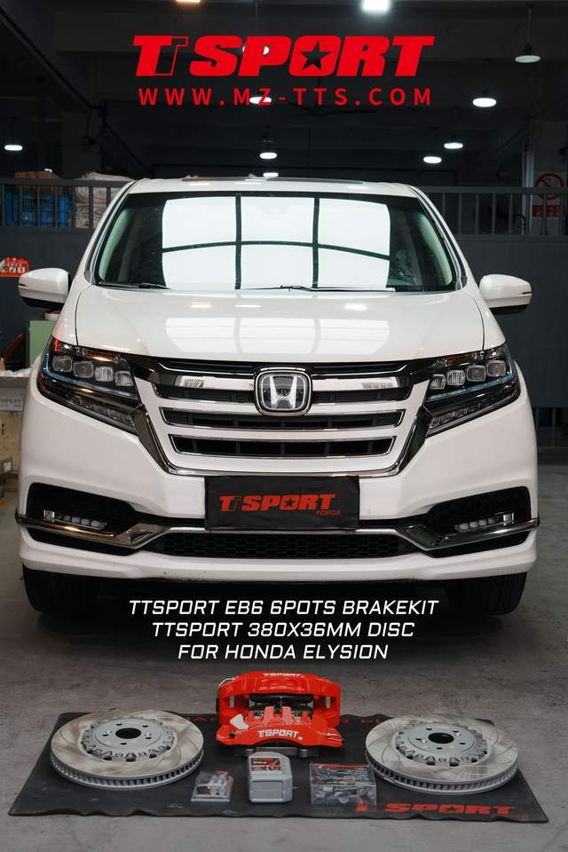 家用MPV也有调皮的奶爸，升级一套TTSPORT进化EB6刹车套件！_搜狐汽车_搜狐网