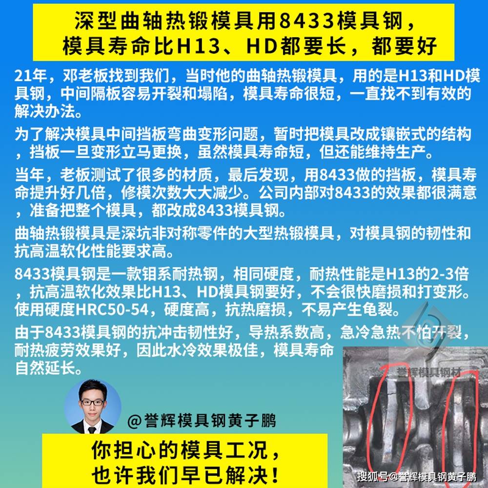 热锻40Cr汽车传动轴花键轴用H13模具塌陷，试试高耐热8433模具钢_搜狐汽车_搜狐网