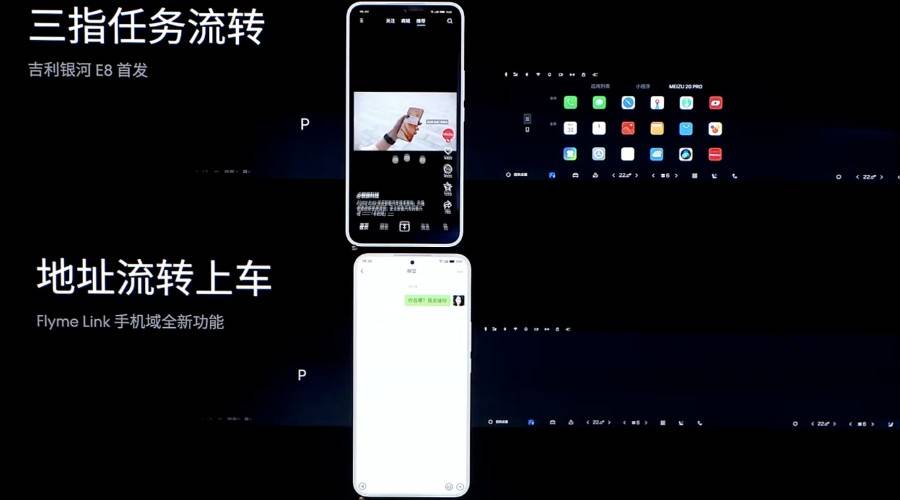三指流转+地址流转，吉利银河E8首搭，魅族Flyme Link发布_搜狐汽车_搜狐网