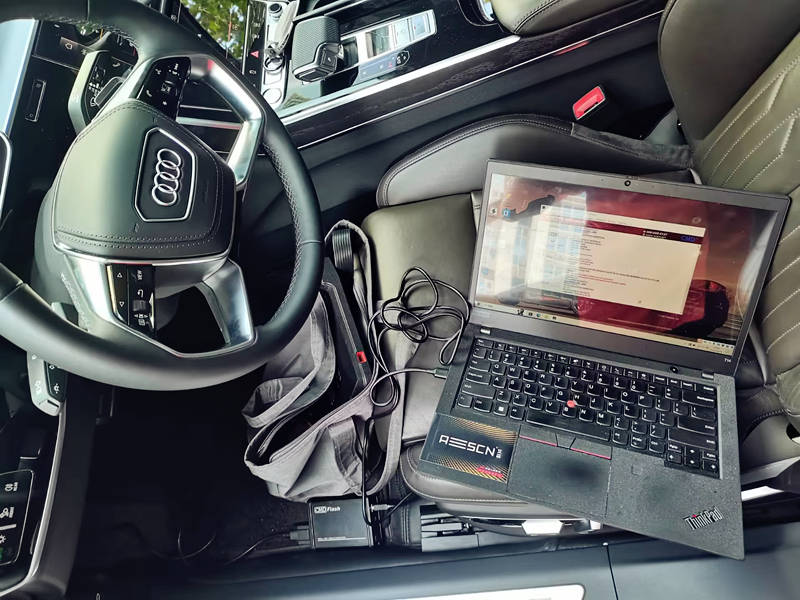 奥迪A8L 50TFSI艾森刷ECU升级：加速动力随踩随有提速不输55TFSI！_搜狐汽车_搜狐网