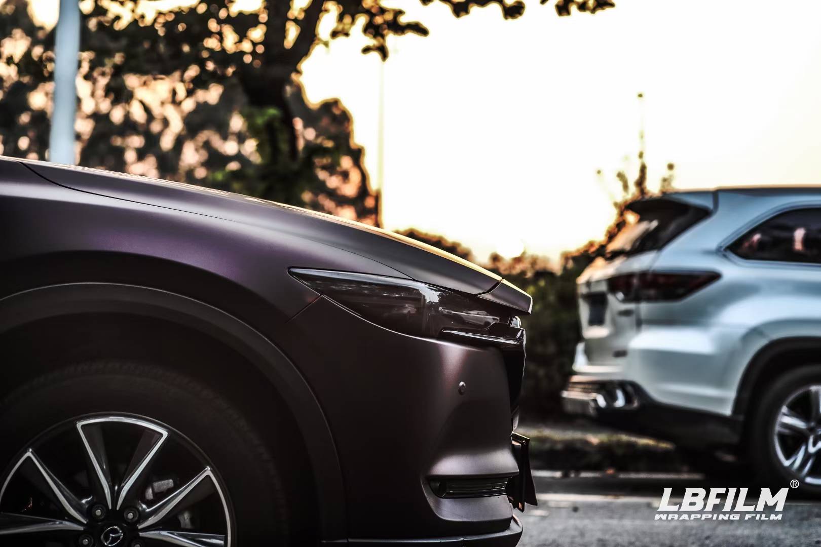 马自达CX5-LB改色膜消光黑幻紫，这个颜色实在是太好看啦_搜狐汽车_搜狐网