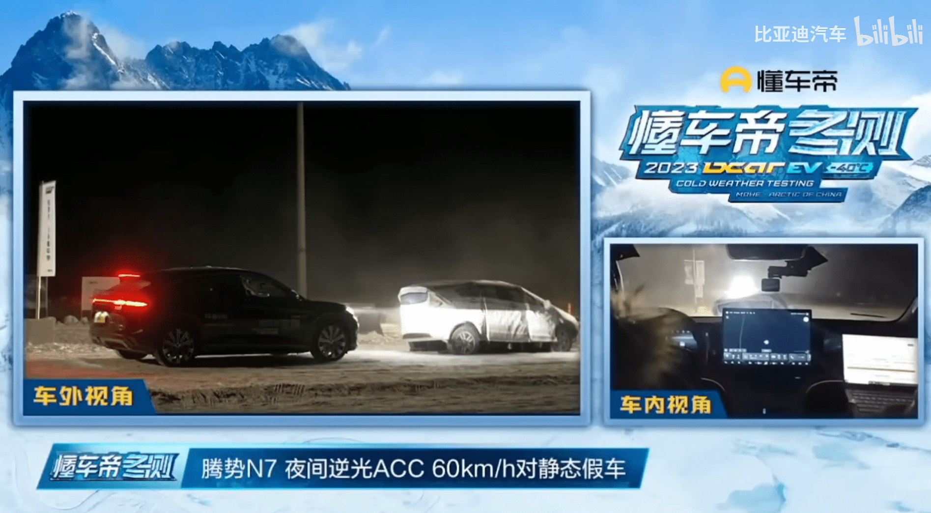 懂车帝2023ACC冬季测试，腾势仰望技压群雄，比亚迪智能化发力！_搜狐汽车_搜狐网