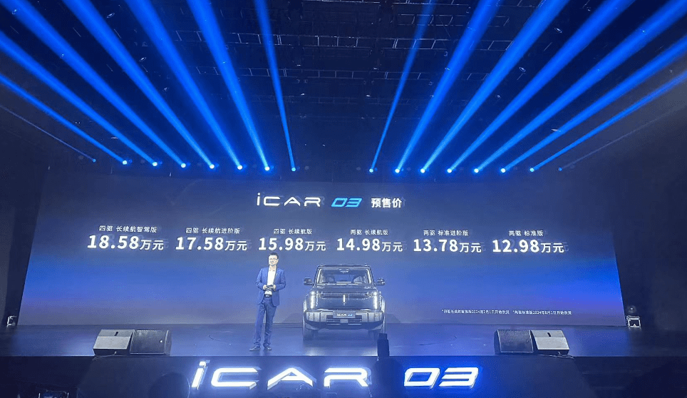 iCAR 03发布预售价，出街神器有点潮酷_搜狐汽车_搜狐网
