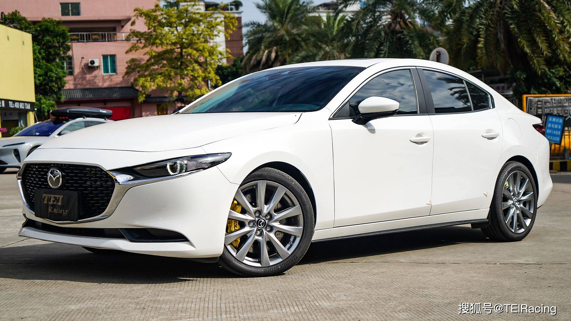 马自达3昂克赛拉升级P40NS+大六活塞卡钳 & 后轮加大碟升级方案_搜狐汽车_搜狐网