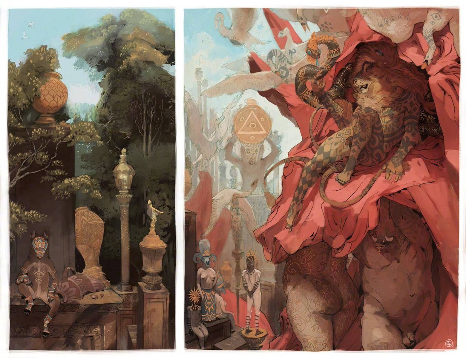 插画师 Jack T. Cole 绘画作品欣赏