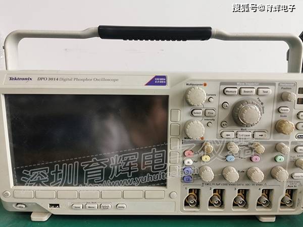 泰克示波器维修DPO3014旋钮旋转不良，按键无反应故障|育辉电子维修案例_前面板_检查_维修