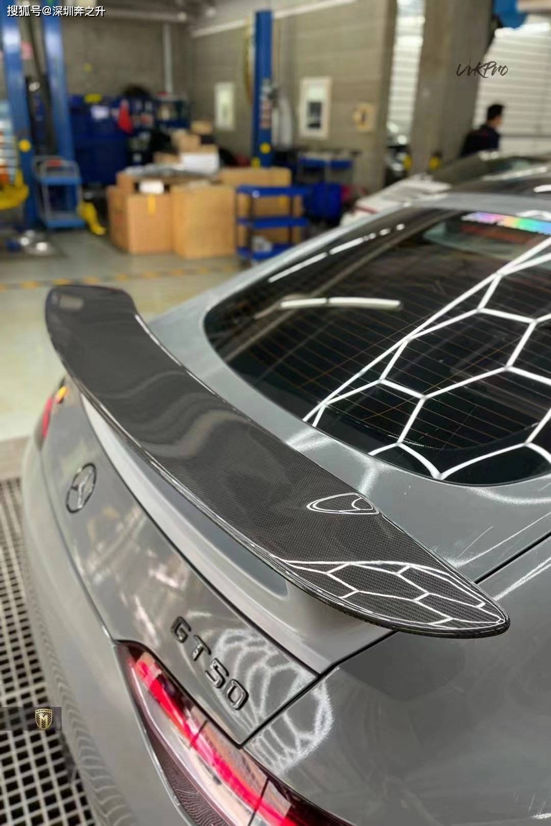 21款奔驰AMG GT50升级GT63S固定碳纤维尾翼案例_搜狐汽车_搜狐网