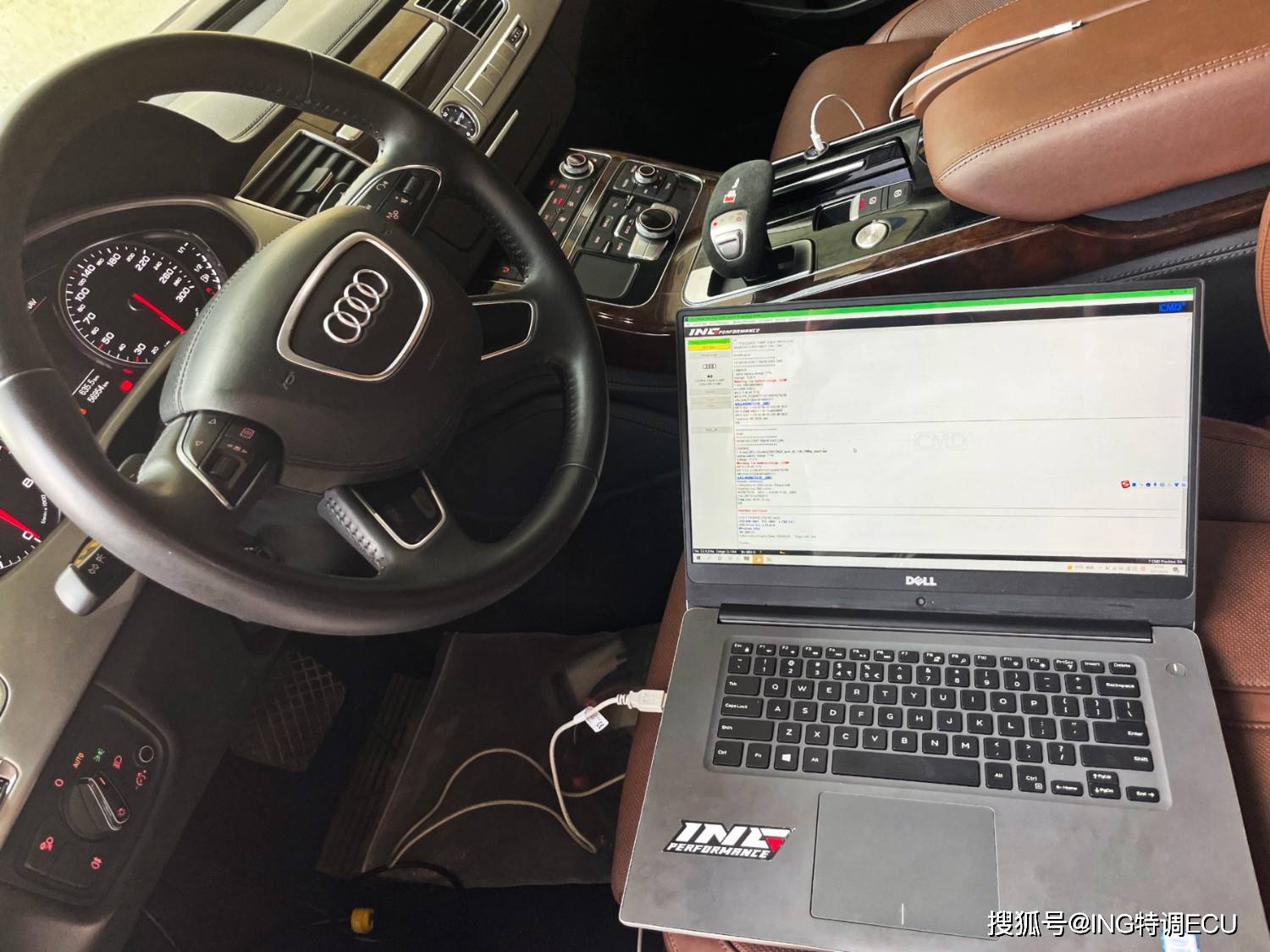 14款奥迪A8L 3.0T刷ecu升级ING PERFORMANCE特调，暴增115匹秒变8缸动力_搜狐汽车_搜狐网