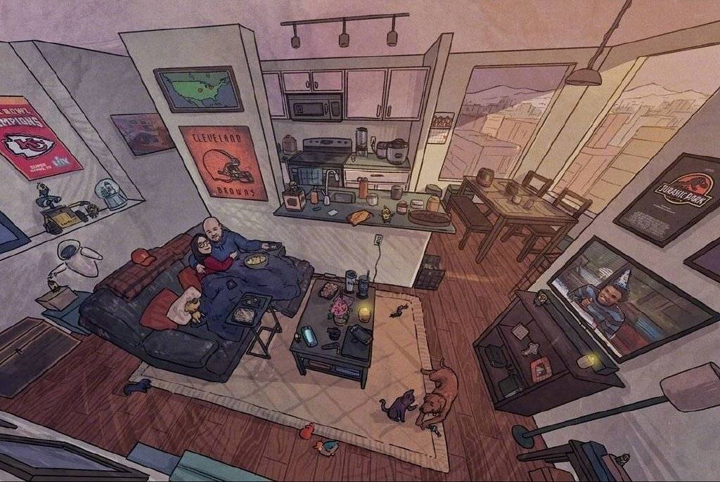 来自于 插画师: jars.arts 独特的视角作品欣赏-搜狐大视野-搜狐新闻