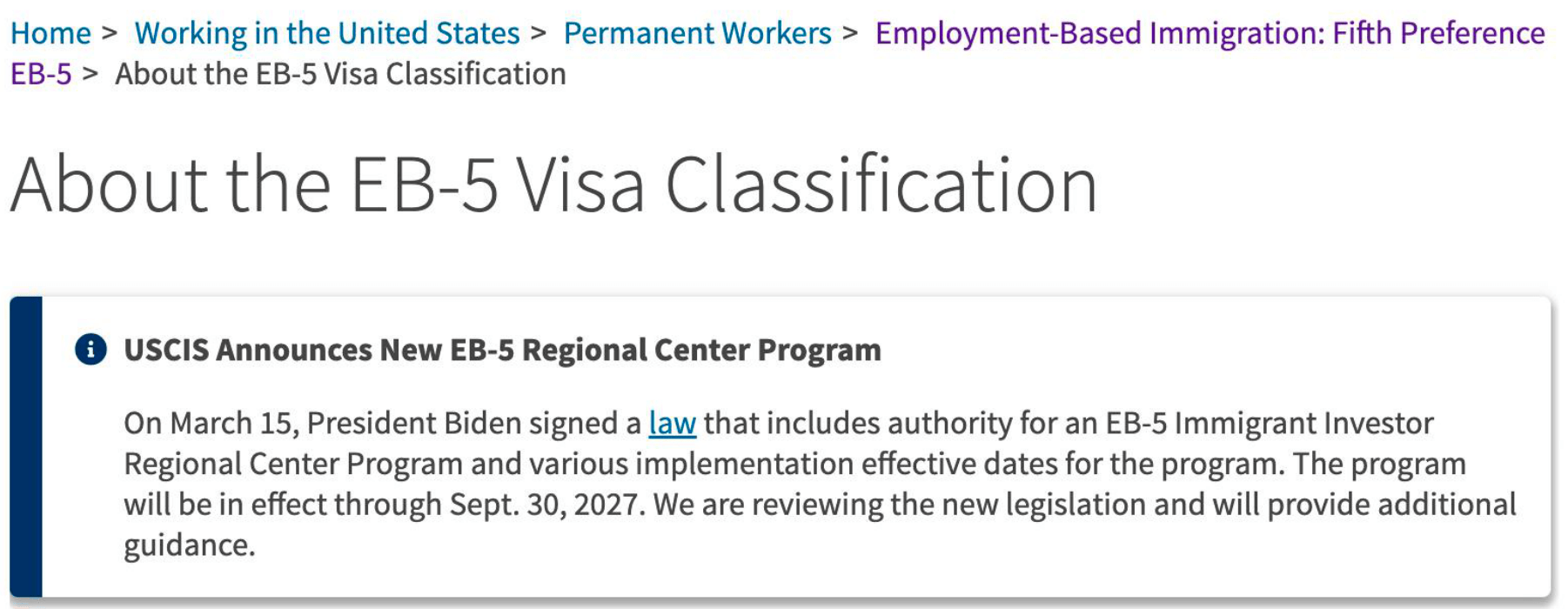 2022年最新消息：美国EB5投资移民再次启动！无排期！_项目_签证_配额