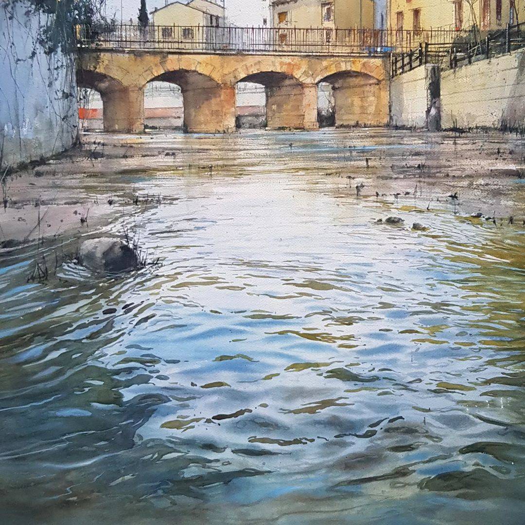 西班牙画家 Pablo Ruben 水彩风景作品-搜狐大视野-搜狐新闻