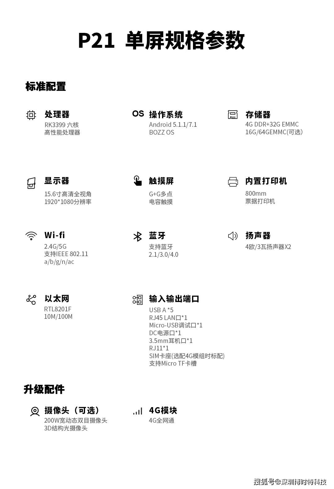 收银打印一体，智能收银机P21功能特点介绍-搜狐大视野-搜狐新闻