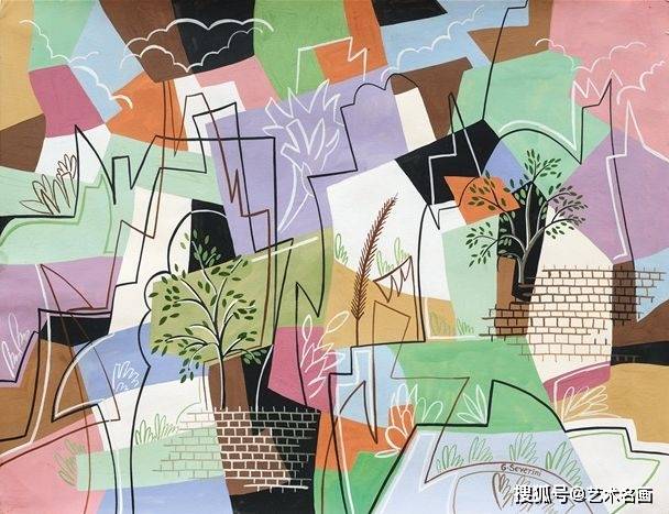 塞韦里尼 | 意大利未来派画家 -6park.com