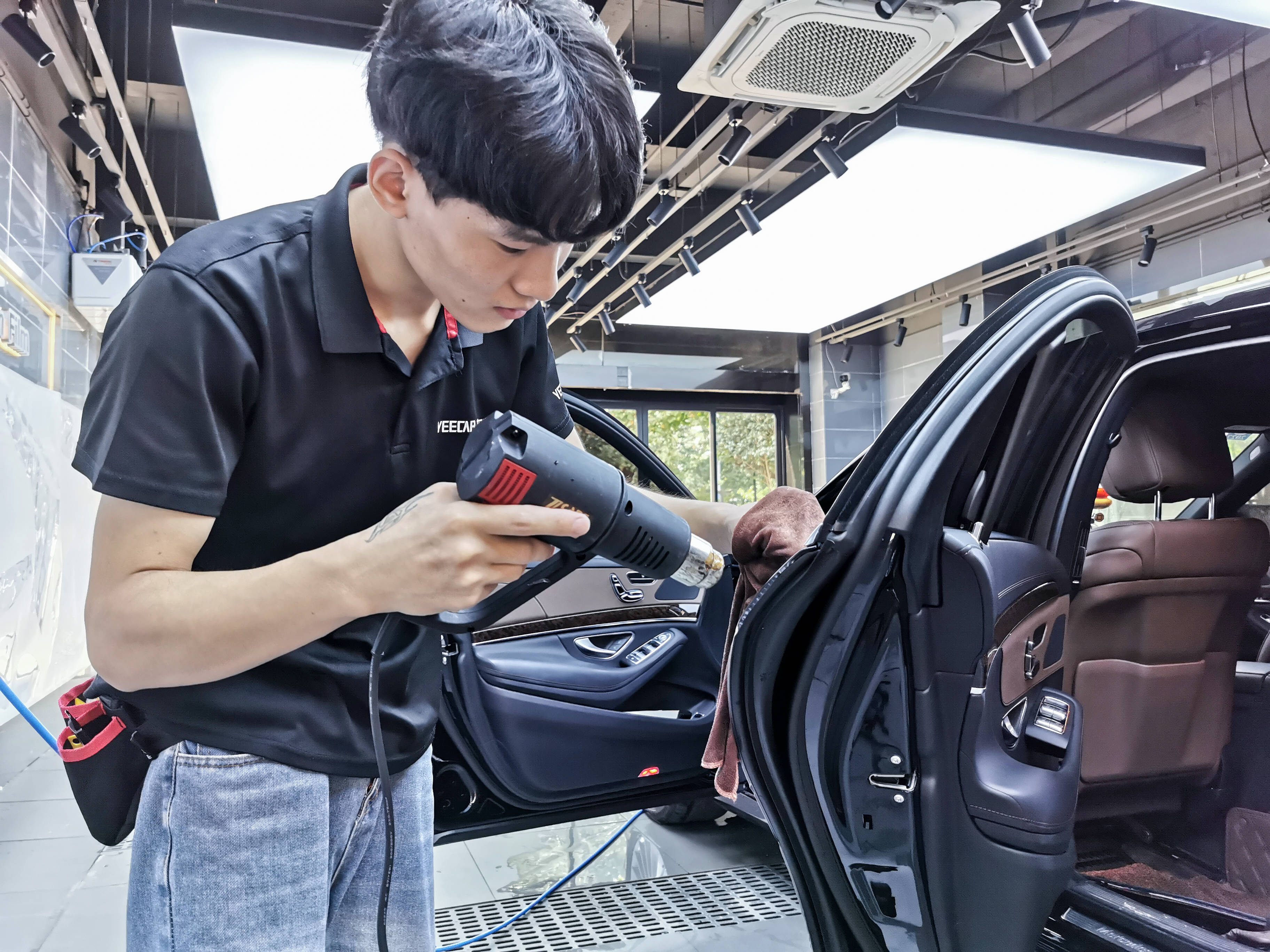 奔驰S YEECAR G5车衣施工及效果图_搜狐汽车_搜狐网