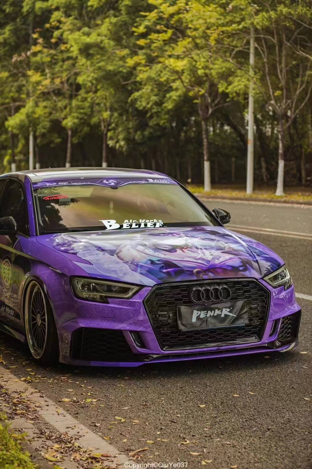 李洋讲述奥迪A3改装AIRBFT空气悬架减震器展示低趴姿态_搜狐汽车_搜狐网