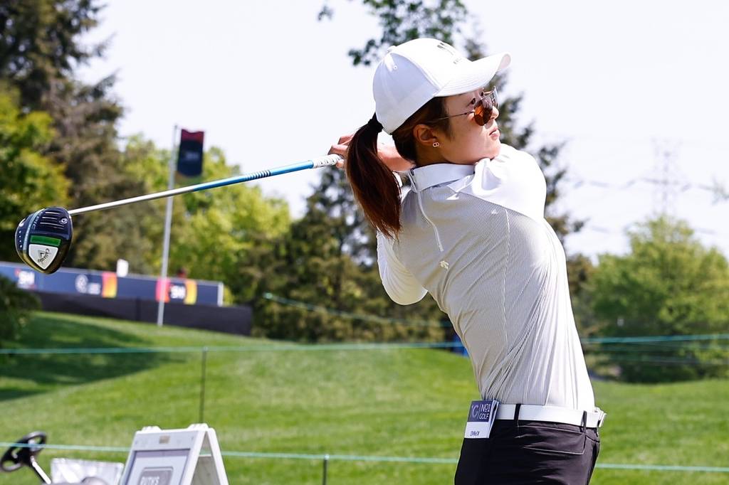 2023年LPGA奠基人杯首轮：中国选手刘钰出战-搜狐大视野-搜狐新闻