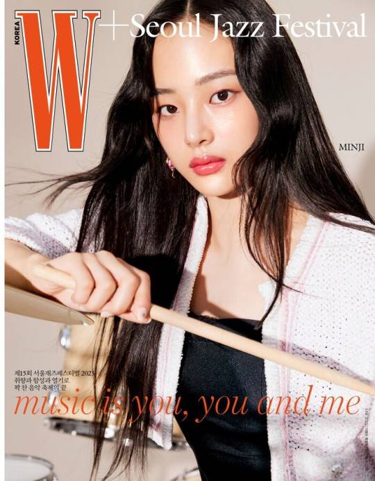 NewJeans成员MINJI《W Korea》写真 表现力好棒！-搜狐大视野-搜狐新闻