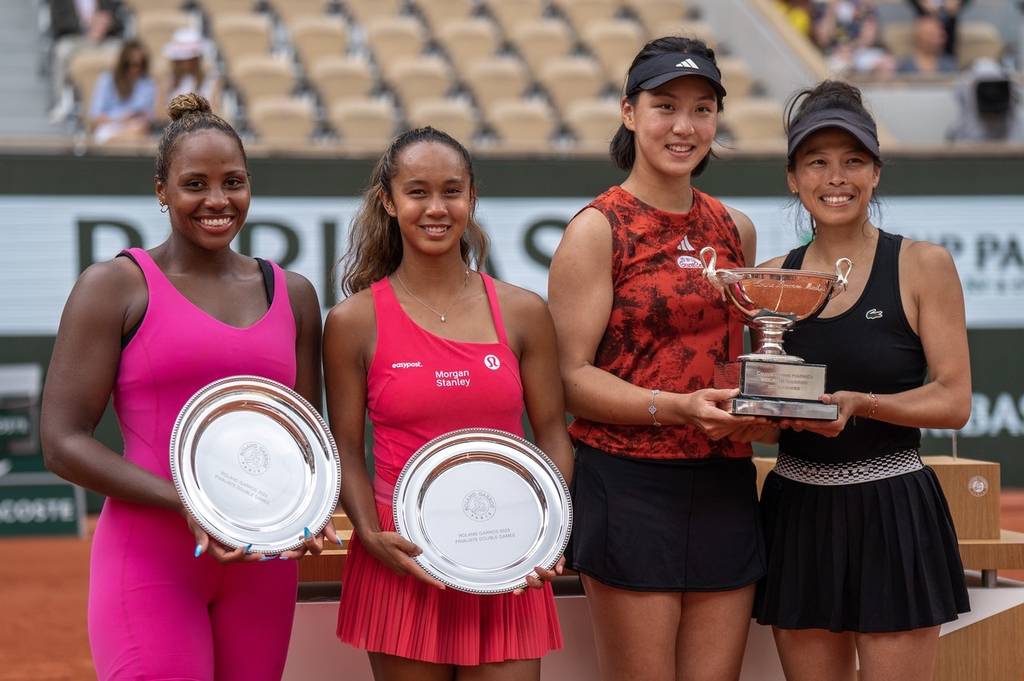 2023法网女双决赛：中国组合获得2023法网女双冠军-搜狐大视野-搜狐新闻