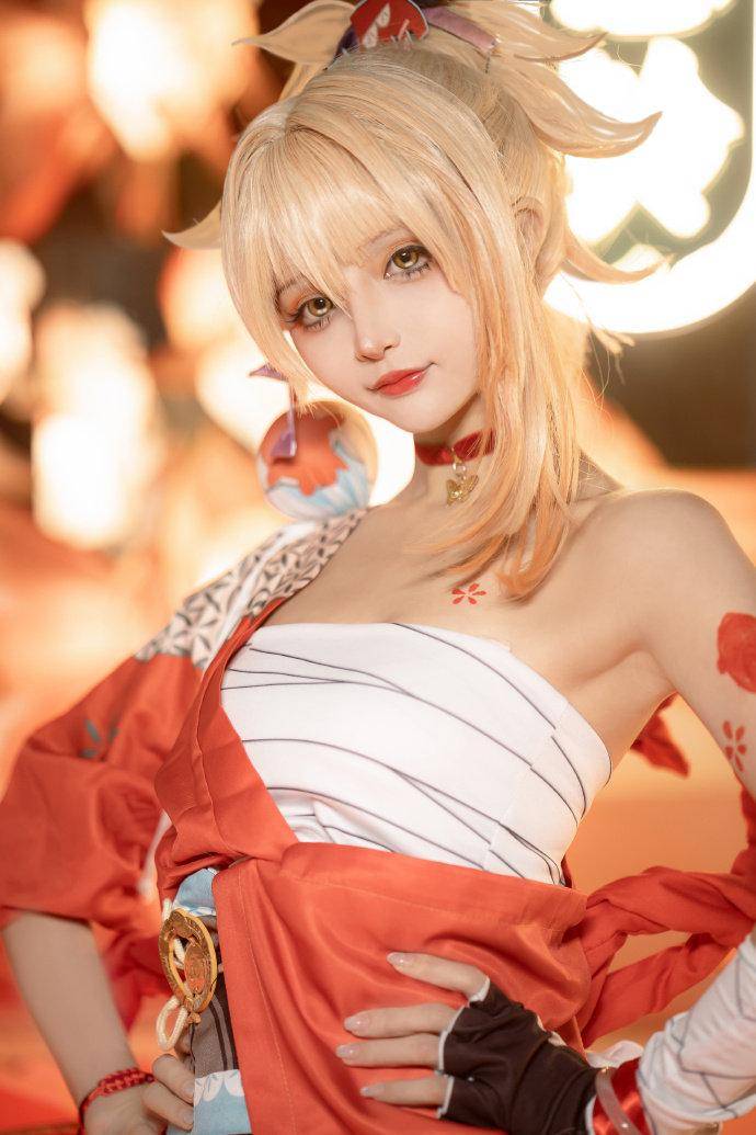 cos：原神宵宫Cosplay正片9P-小娜比Nabby-搜狐大视野-搜狐新闻