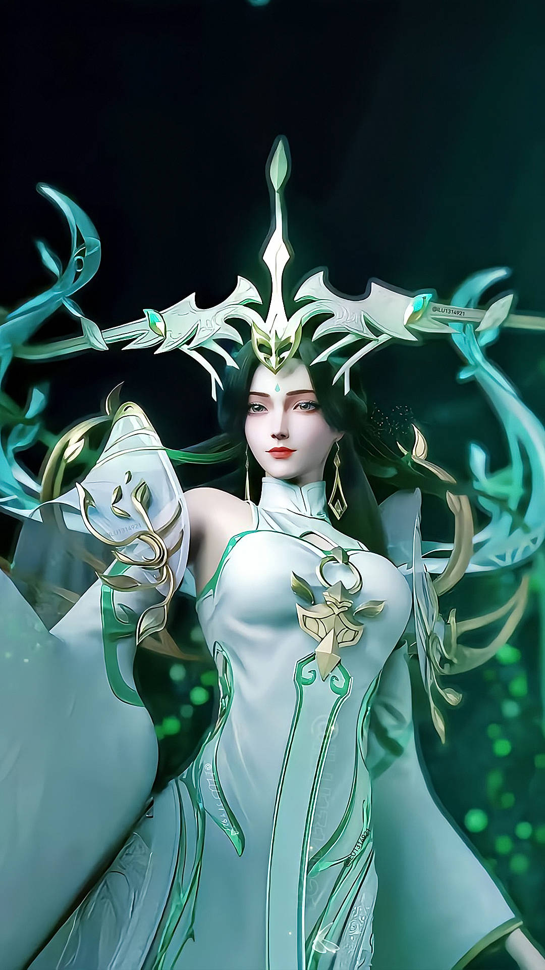 《完美世界》柳神4k手机壁纸：你若能来，此叶绽放 搜狐大视野 搜狐新闻