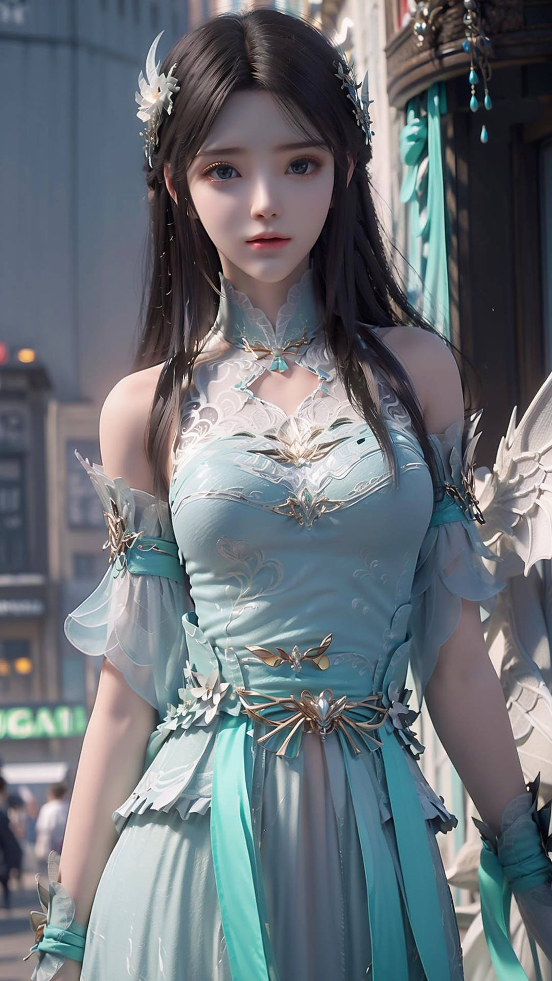 《斗破苍穹》萧薰儿ai高清手机壁纸：本名古薰儿 搜狐大视野 搜狐新闻 