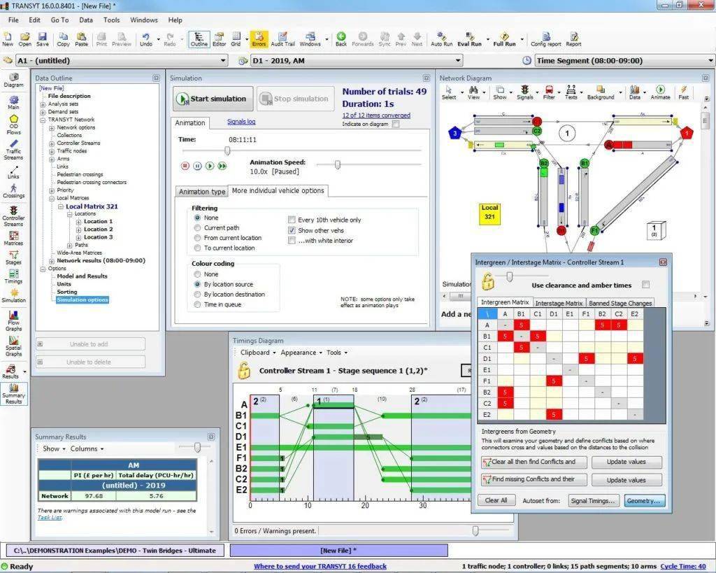 TRANSYT 16增强功能简介_模型