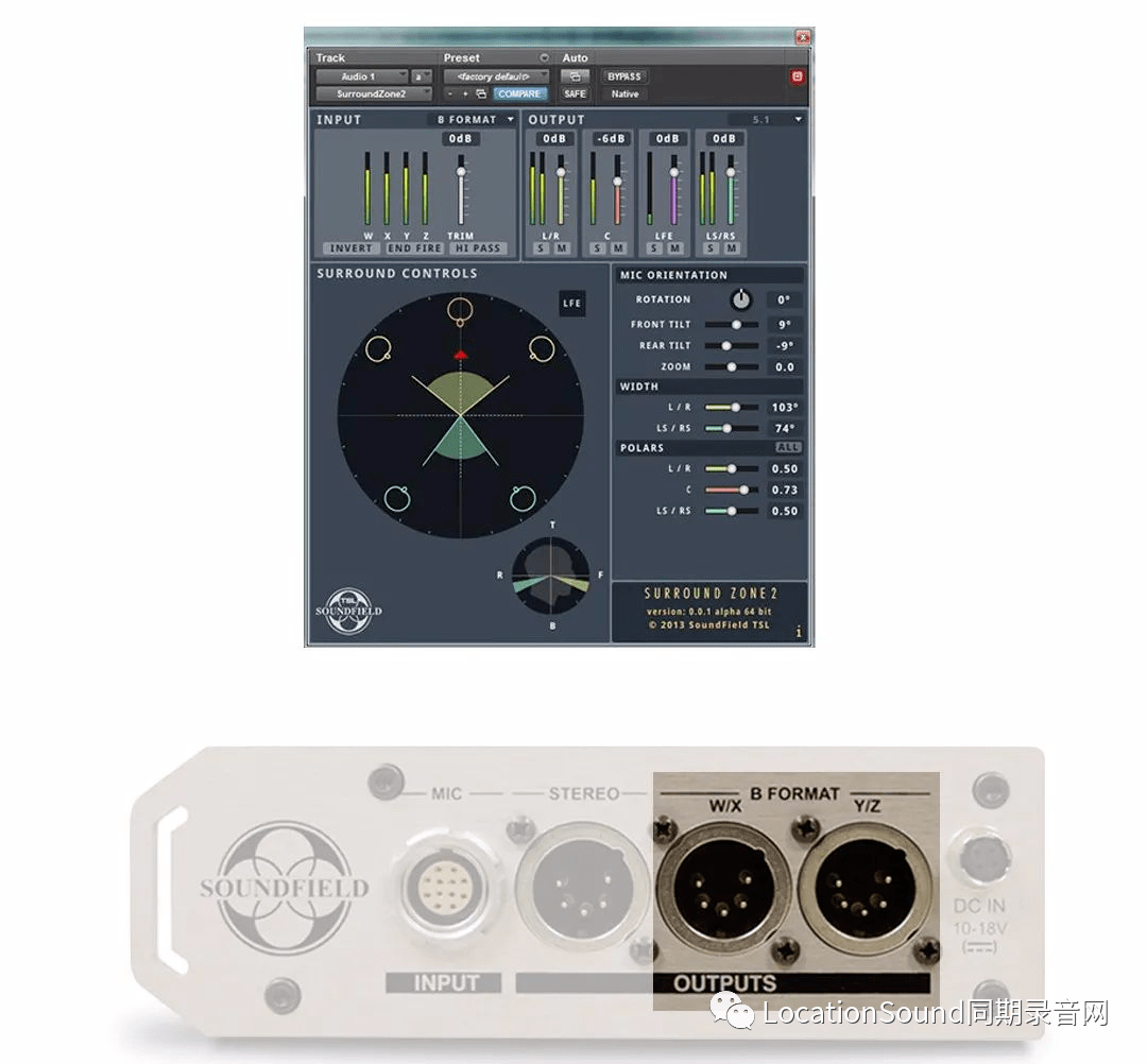 新人课堂：Ambisonics声音格式及麦克 下_A-Format