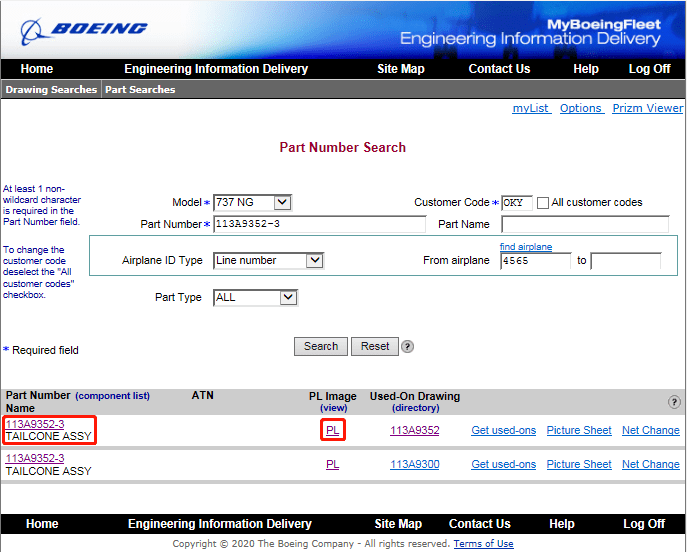 案例 ｜ 利用波音工程图纸查询件号_铆钉