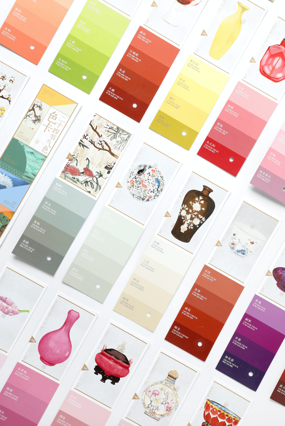 世間之美，藏在這384種中國傳統色里。_水始冰