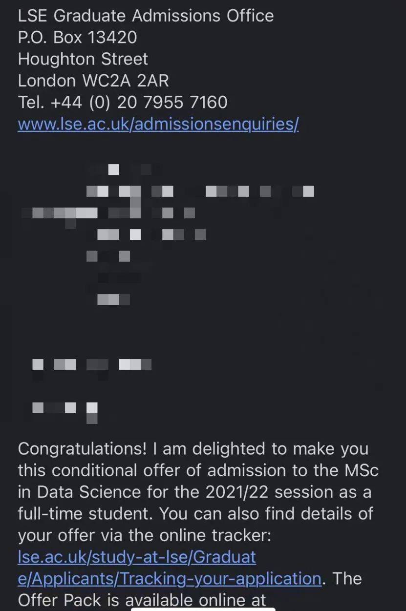 LSE继续|恭喜人大学员斩获LSE Data Science录取！！_社会