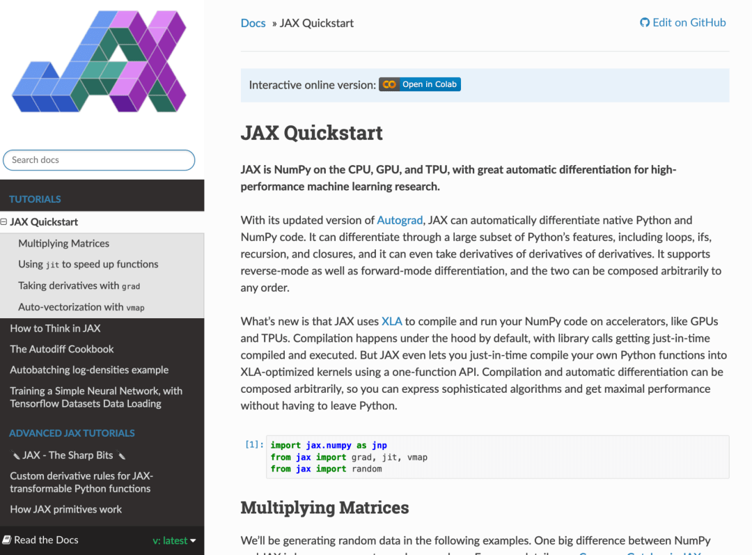 谷歌开源计算框架JAX：比Numpy快30倍，还可在TPU上运行！_jax