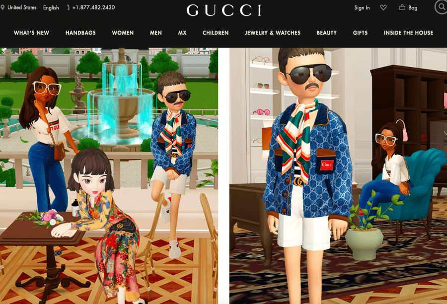 Gucci 与虚拟社交应用“崽崽 Zepeto” 合作，打造 Gucci 梦幻别墅_华丽志
