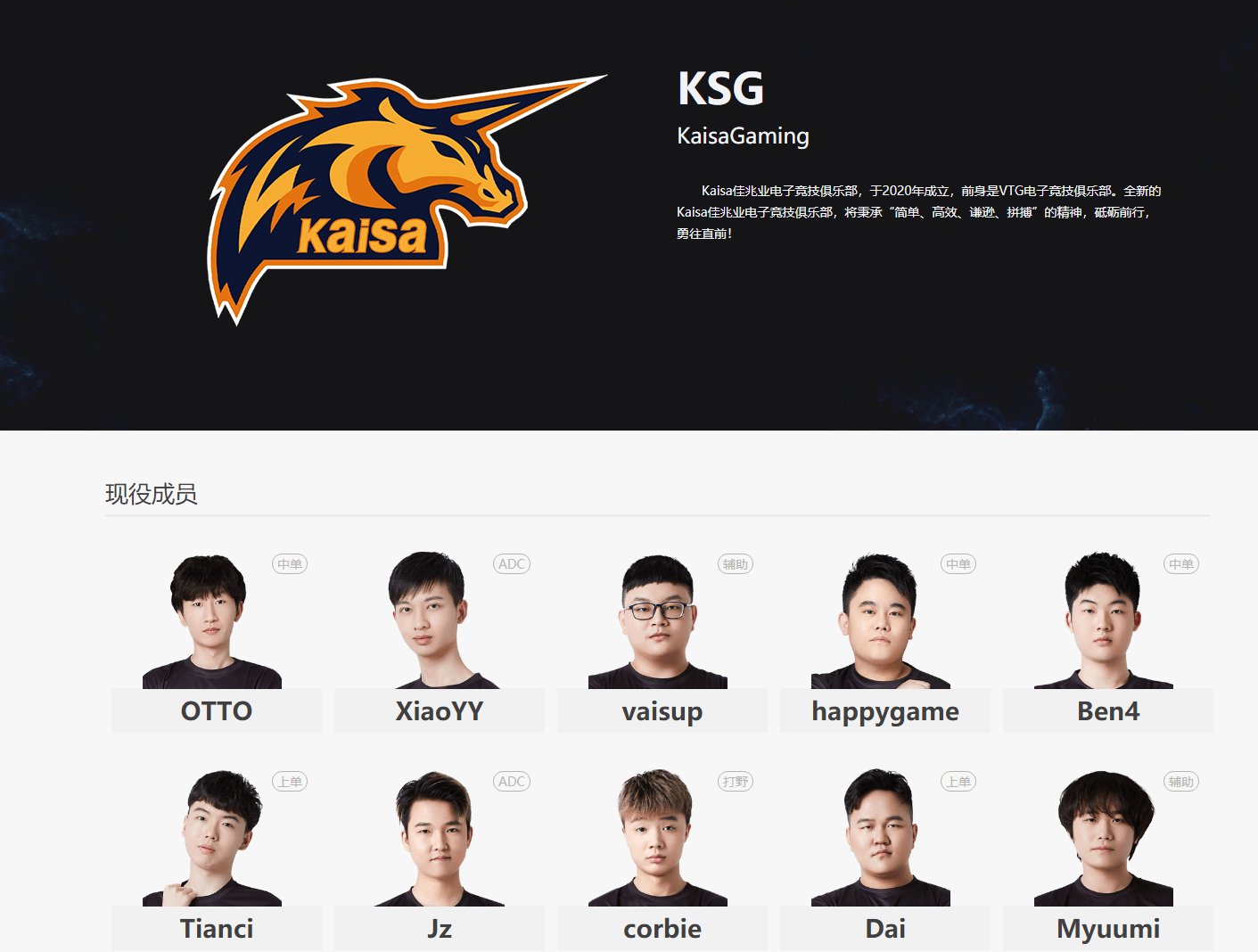 OTTO加入LDL战队KSG_Tianci