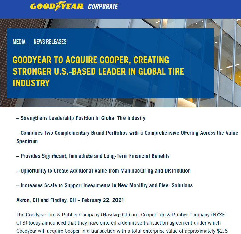 3+13=3，固特异收购固铂！_交易