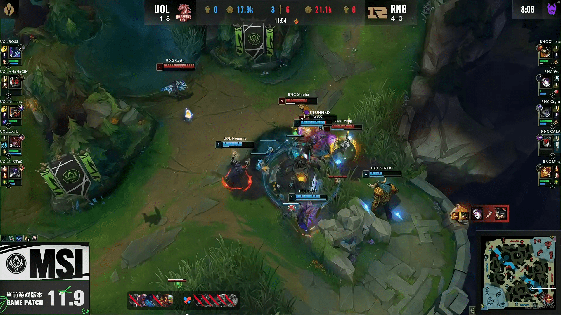 RNG要拿出新套路了？击败UOL后放话：想让大家看得过瘾_比赛