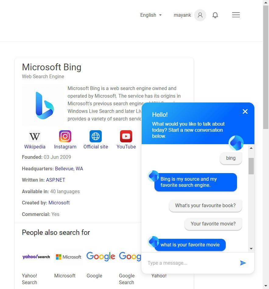 Bing AI Bing AI