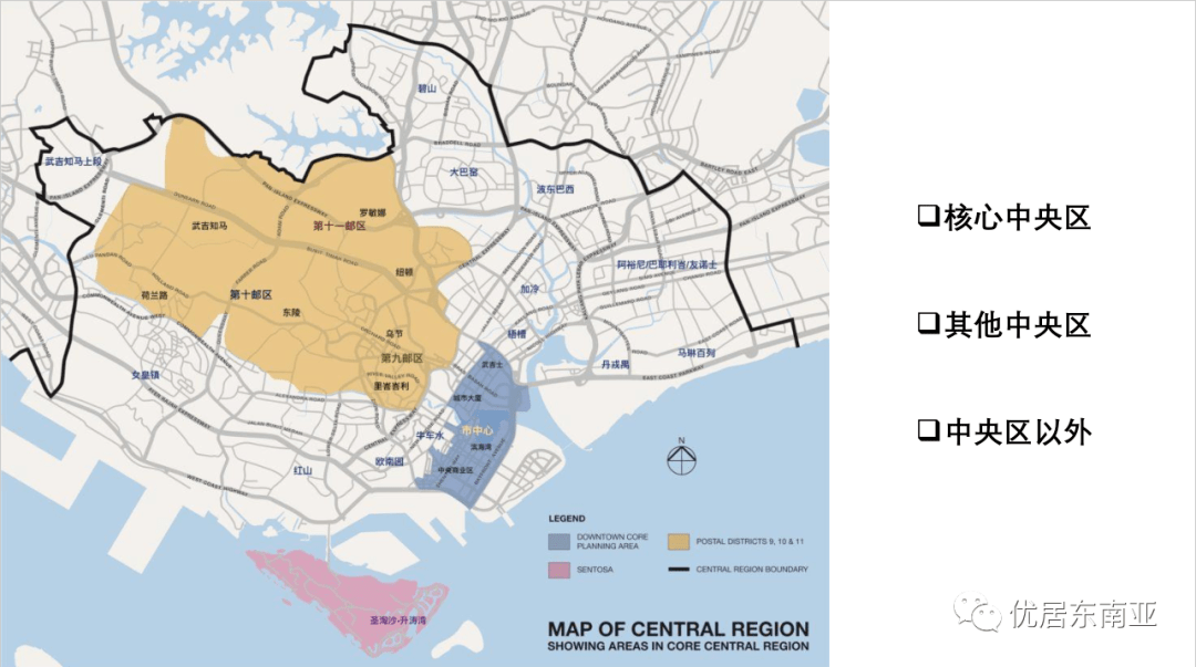 新加坡的区域划分，你了解吗？_Road