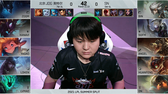 LOL-LPL：SofM超神盲僧个人秀抓崩三路，SN血腥团战2-0横扫JDG_格温
