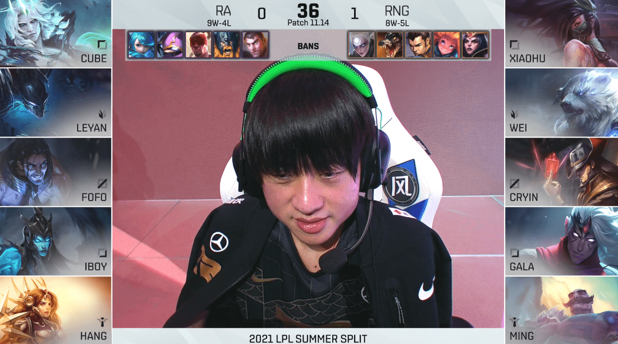 距离十连胜收官还剩两场！RNG强势击败RA，豪取八连胜_比赛