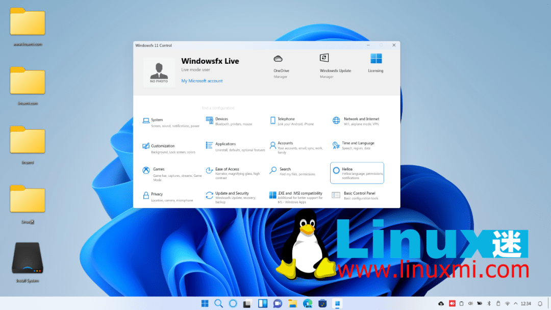 Windowsfx 11，受Windows 11启发的Linux发行版_版本
