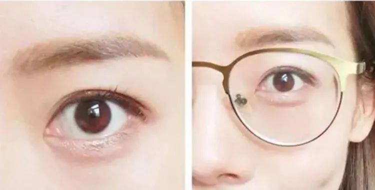 细数眼镜妆的3技巧,画出清新灵动眼妆妹子镜框眼影