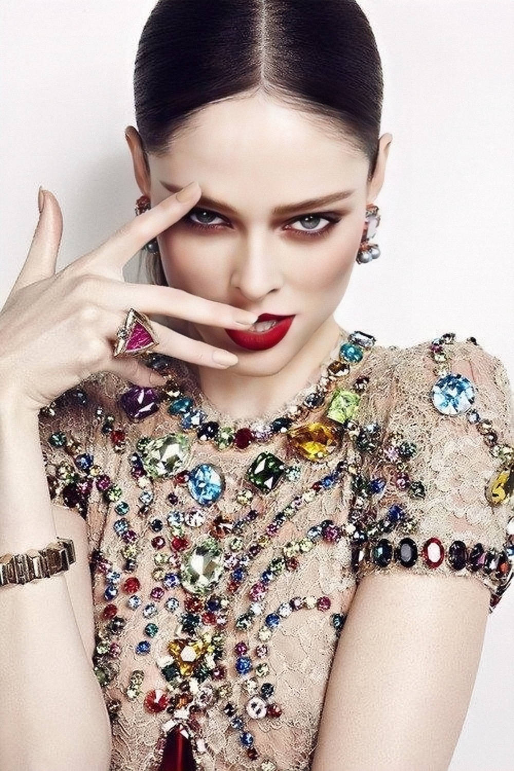 拍照姿势教科书的戏精超模Coco Rocha_Lacroix_pose_舞蹈