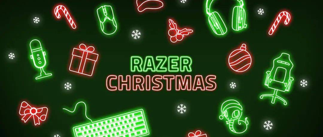 Merry Christmas | 让桌面点亮你的圣诞氛围_礼物_Razer_新装