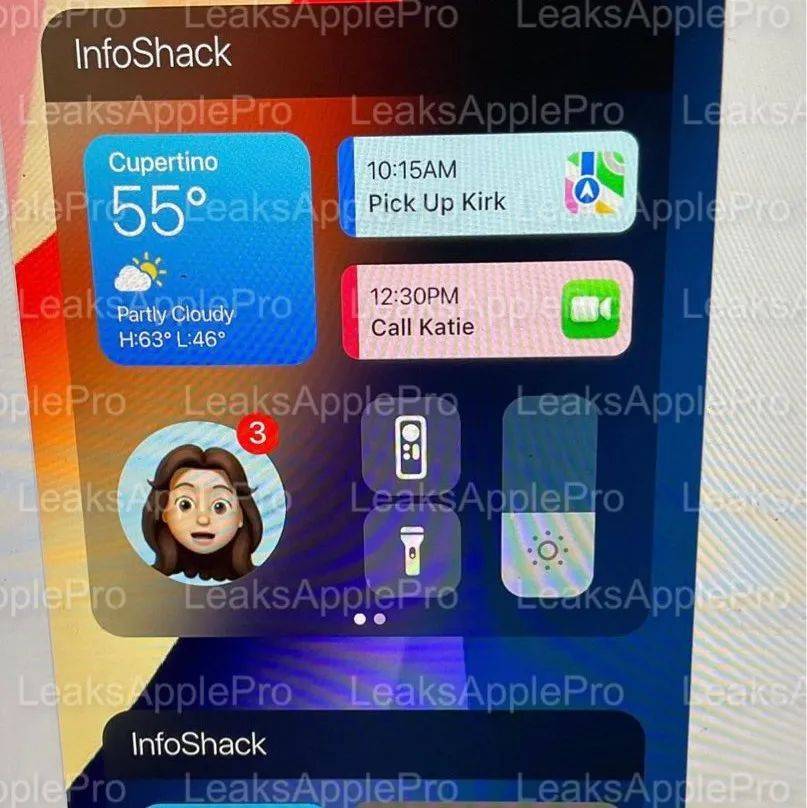 iOS 16系统截图首曝光：新增超大型交互式桌面组件_苹果_变化_Gurman
