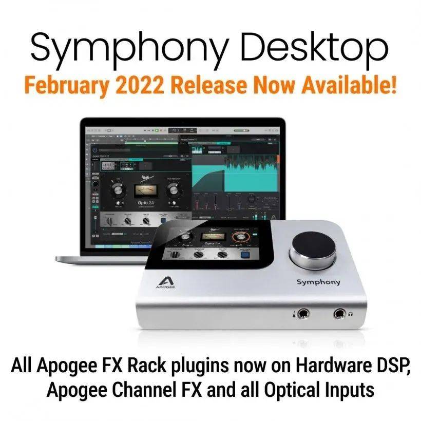 Symphony Desktop 新春大升级：全部六款 Apogee FX Rack 插件都可用硬件 DSP 运算了_Native_com_广告