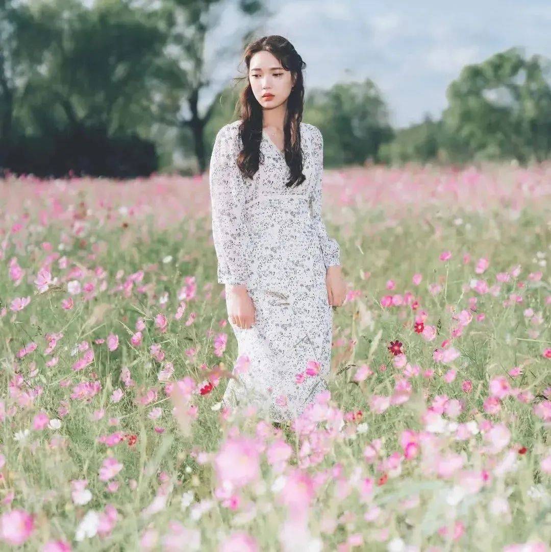 【摄影讲评】花中人像怎么拍 第1807讲？_花卉_光线_图片