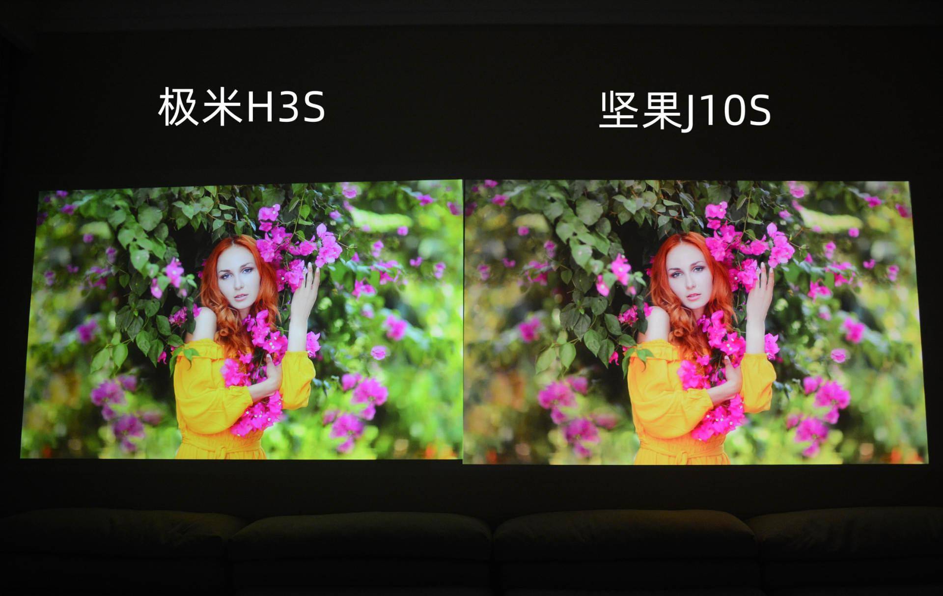 投影怎么选：极米H3S与坚果J10S两款爆品横评对比，细节决定成败_配置_色彩_i-Chips