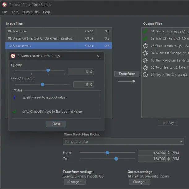 Tachyon Audio 推出专业的 Time Stretch 时间伸缩软件_支持_处理_广告