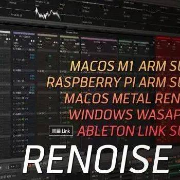 强大的 tracker 软件 Renoise 和 Redux 一起升级支持 M1 芯片_内置_音频_系统